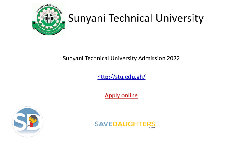 Sunyani Technical University Admission 2022 @Stu.edu.gh online